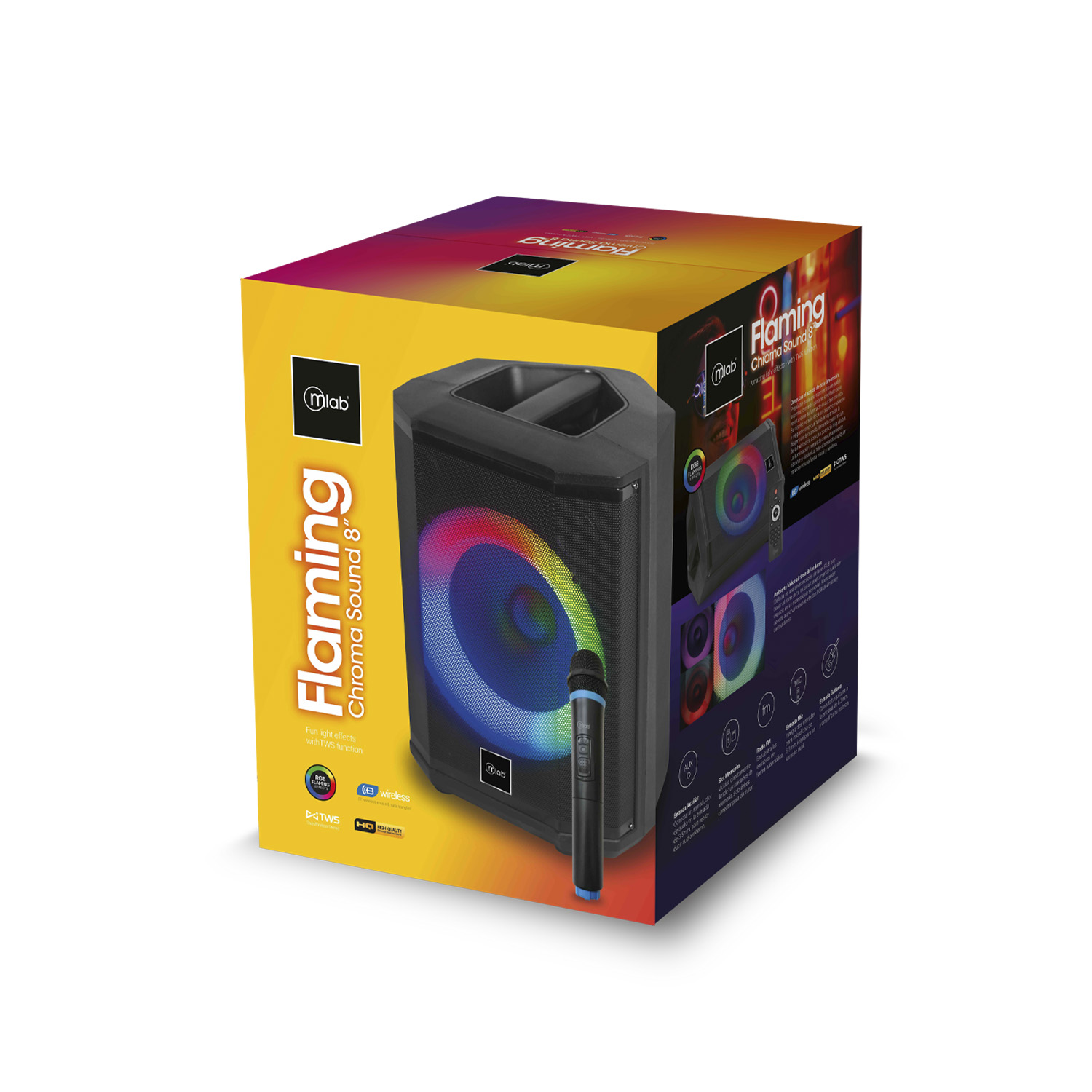 9479 – Flaming Chroma Sound 8″ – Microlab