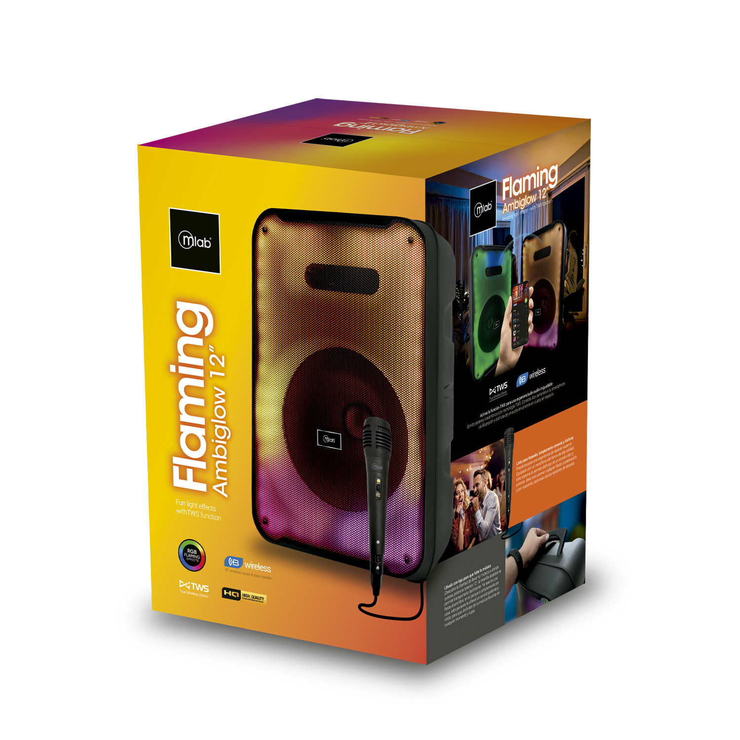 9480 – Flaming Ambiglow 12″ – Microlab